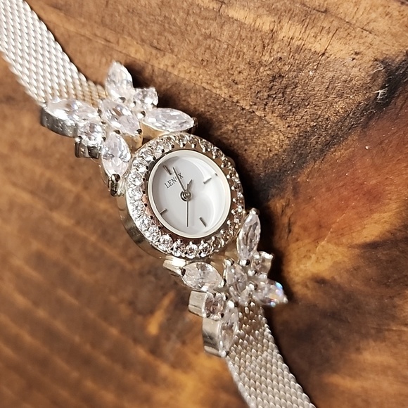 Lenox | Accessories | Vintage Lenox Sterling Silver Mesh Band ...